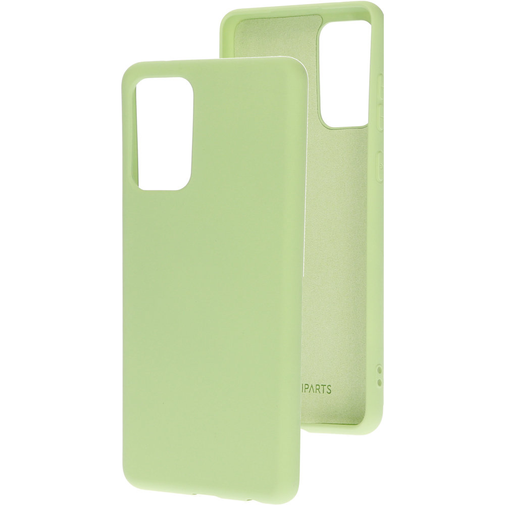 Mobiparts Silicone Cover Samsung Galaxy A72 (2021) 4G/5G Pistache Green - Hoesjes en accessoires ...